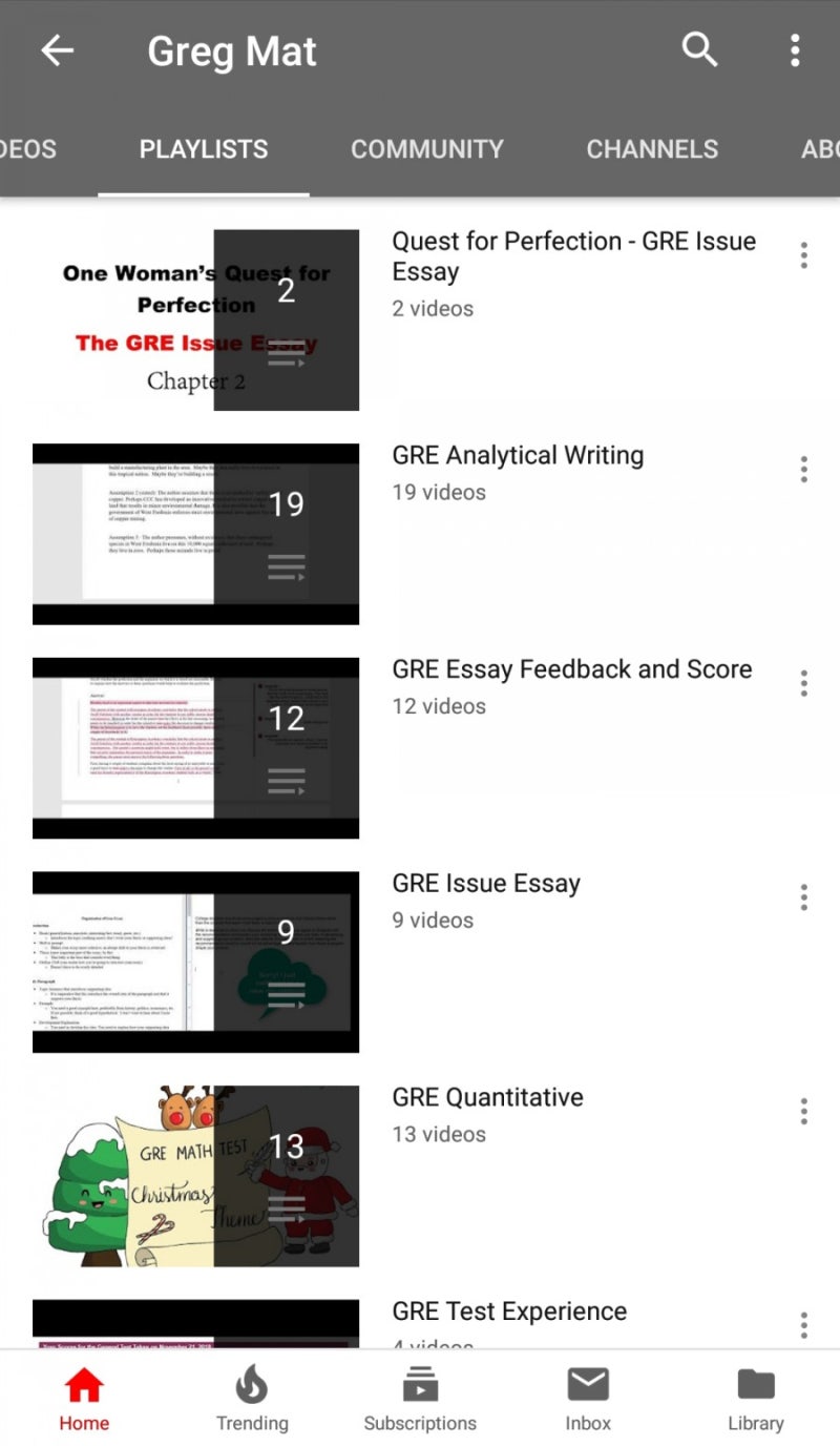 유튜브 GRE 추천 강의 - Greg Mat : 네이버 블로그