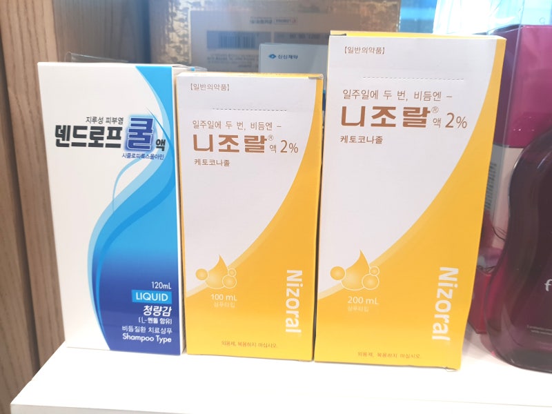 약국 비듬샴푸 덴드로프쿨액 니조랄 네이버 블로그
