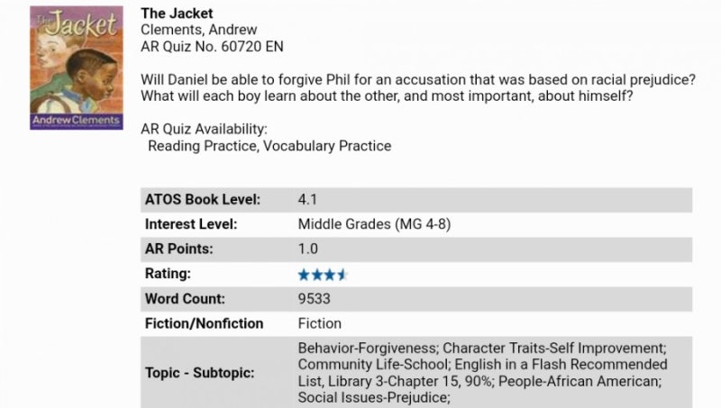 The Jacket by Andrew Clements : 네이버 블로그