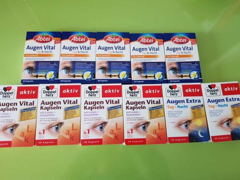 독일 눈영양제 Doppel herz Augen Vital/Extra, Abtei Augen Vital 비타민 : 네이버 블로그
