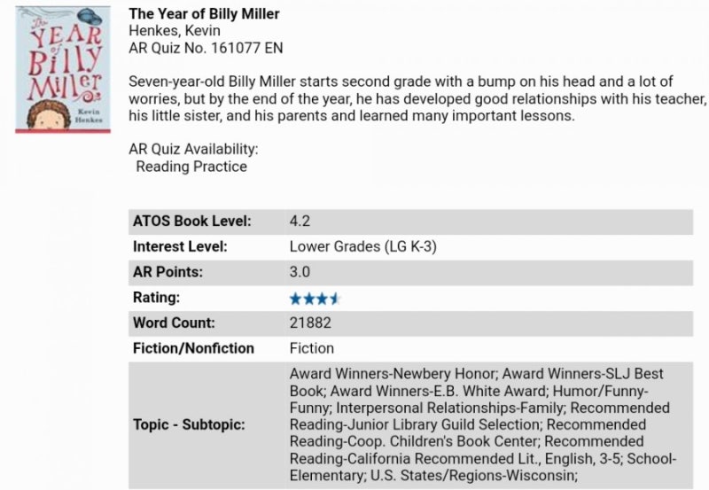 The year of Billy Miller by Kevin Henkes : 네이버 블로그