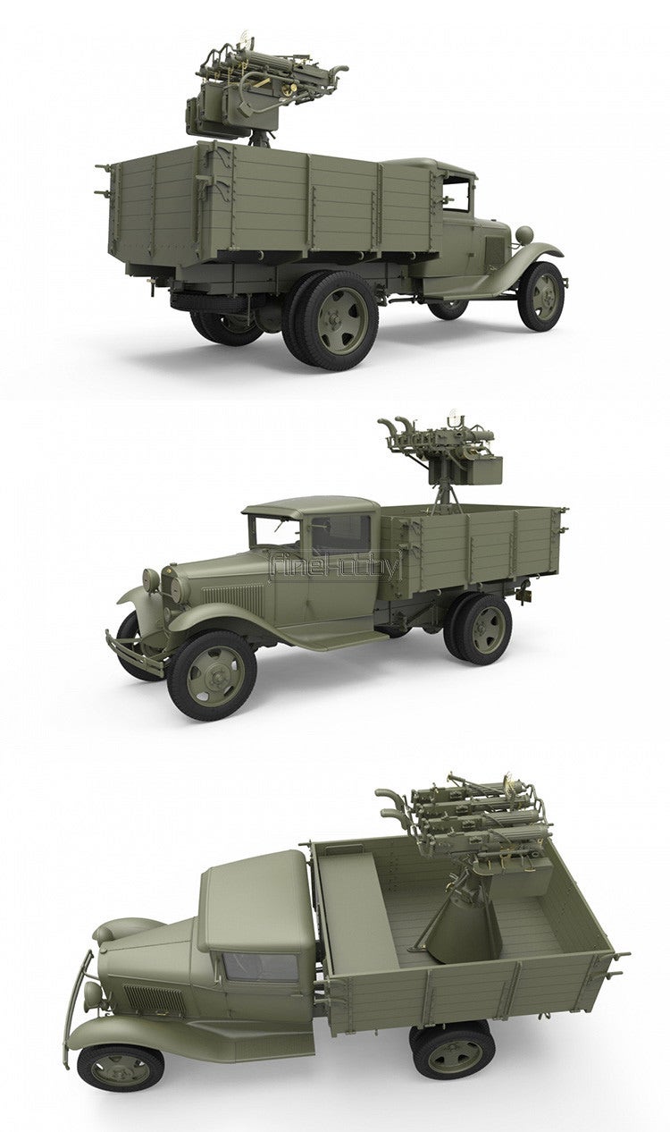 SOVIET 1,5 t. TRUCK w/ M-4 Maxim AA Machine Gun과 북한군 : 네이버 블로그