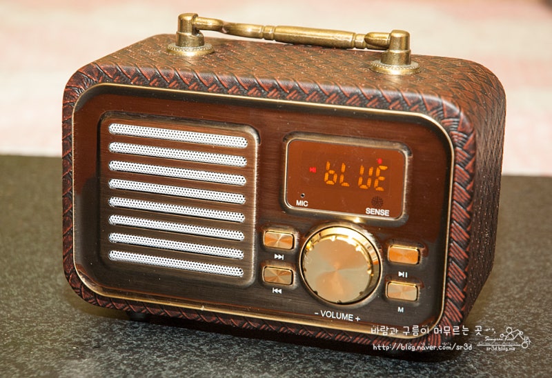 [카이스터 엔틱 ENTIC] - 완전 깜찍한 복고풍 라디오 스피커 : 네이버 블로그