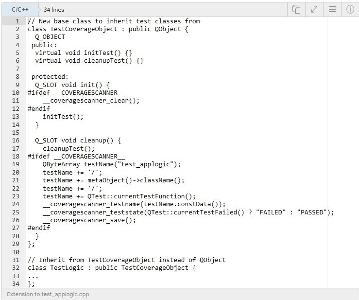 [모아소프트] Squish Coco를 활용한 Code Coverage with Qt test : 네이버 블로그