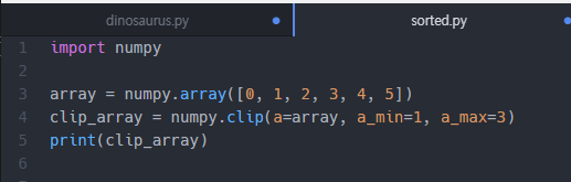 Python numpy.clip() : 네이버 블로그