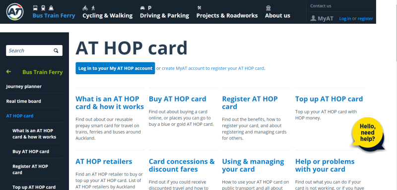 [뉴질랜드] 오클랜드 교통카드 AT HOP 카드 : 네이버 블로그