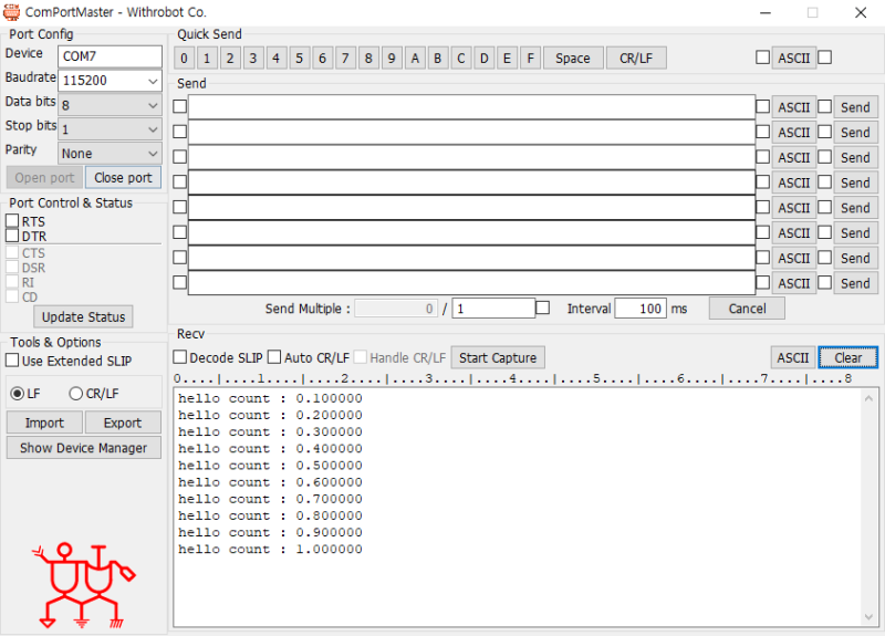 4-4강 UART - TrueStudio에서 printf 실수 float 사용하기(ARM 기초 강좌 - Cortex-M3 ...