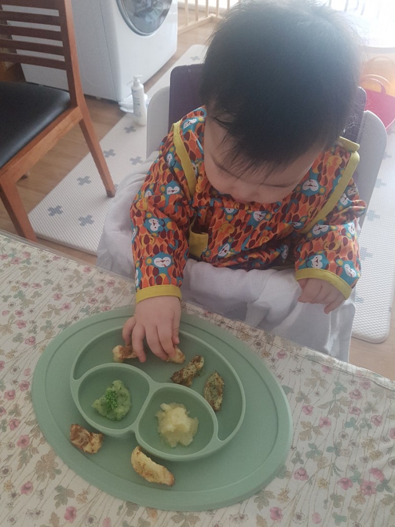 8개월 아이주도이유식감자•양파볼 감자•양파•브로콜리 볼 네이버 블로그