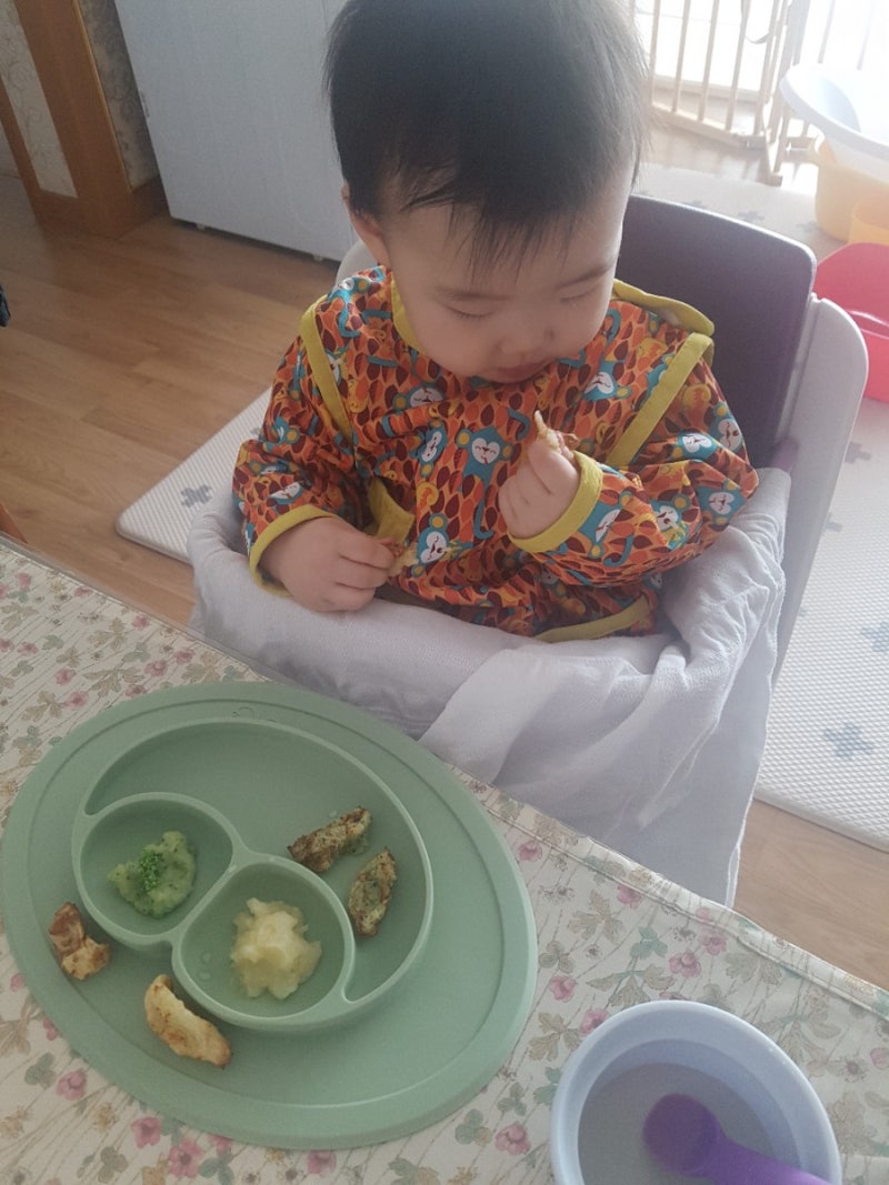8개월 아이주도이유식감자•양파볼 감자•양파•브로콜리 볼 네이버 블로그