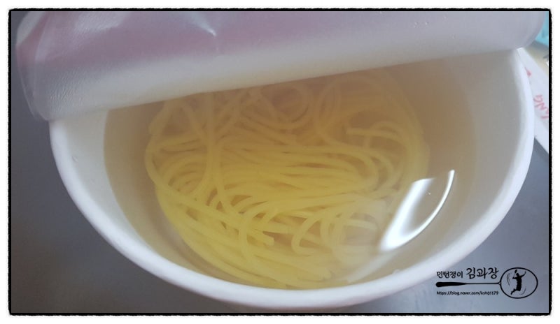 농심 스파게티 까르보나라 / 특이한 라면 : 네이버 블로그
