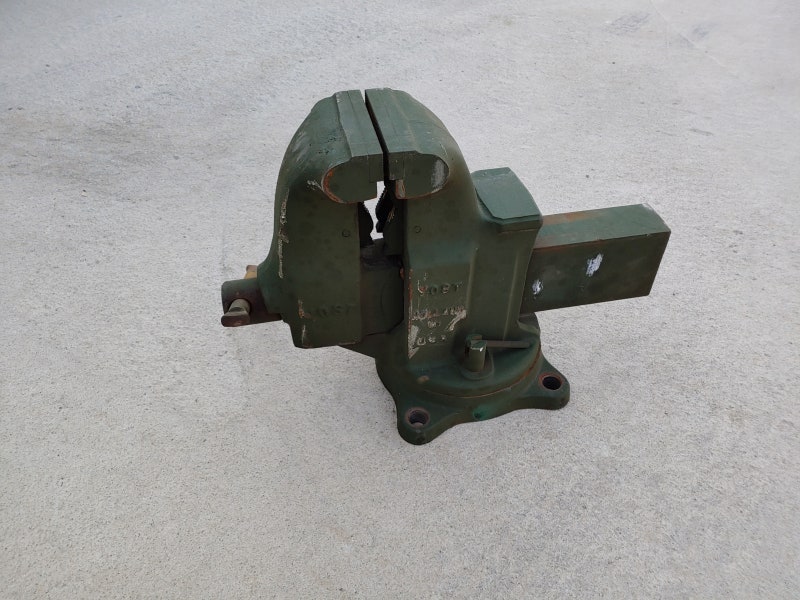 미군용 YOST 테이블 바이스 / 미군용 5인치 벤치바이스 : 네이버 블로그