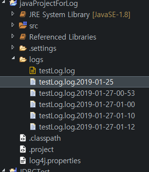 Java) 로그 사용하기_log4j.properties : 네이버 블로그