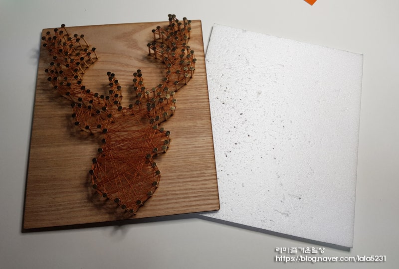 Diy 펠트박스에서 핸드메이드제품 스트링아트 후기 네이버 블로그