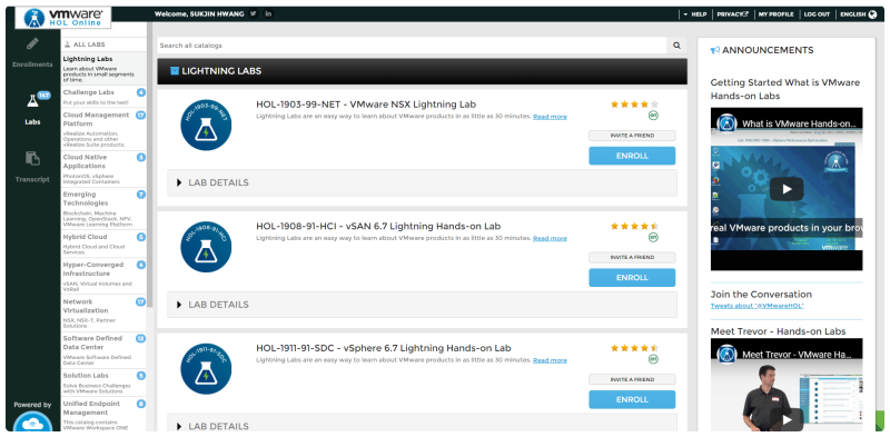 VMware 실습 랩 - Hands-On Labs : 네이버 블로그
