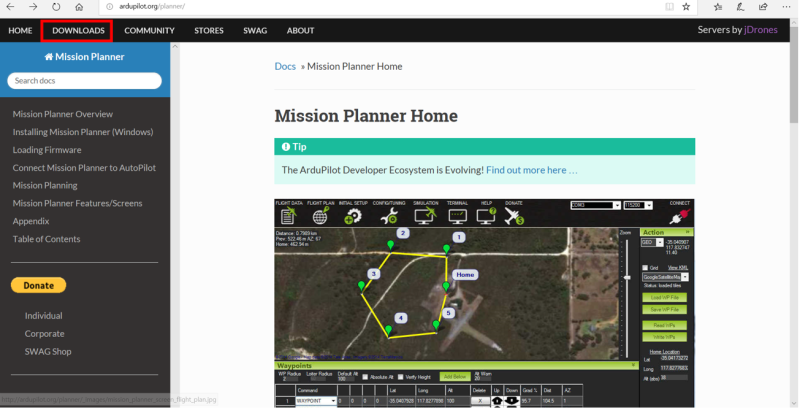 Mission Planner 다운 방법 및 다운링크 : 네이버 블로그