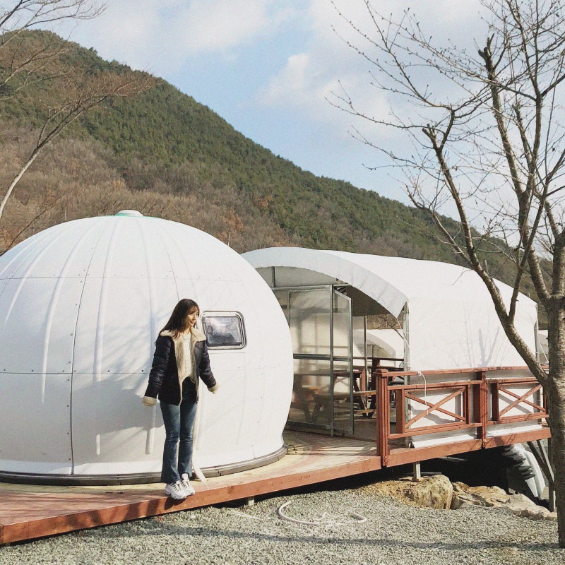 청도 우정여행 글램핑 봉식이놀이터 숙박바베큐set 네이버 블로그
