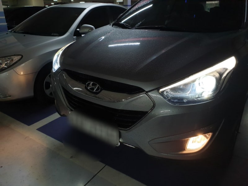 [NOVSIGHT] N7 9012타입 투싼IX 하향등 장착 : 네이버 블로그