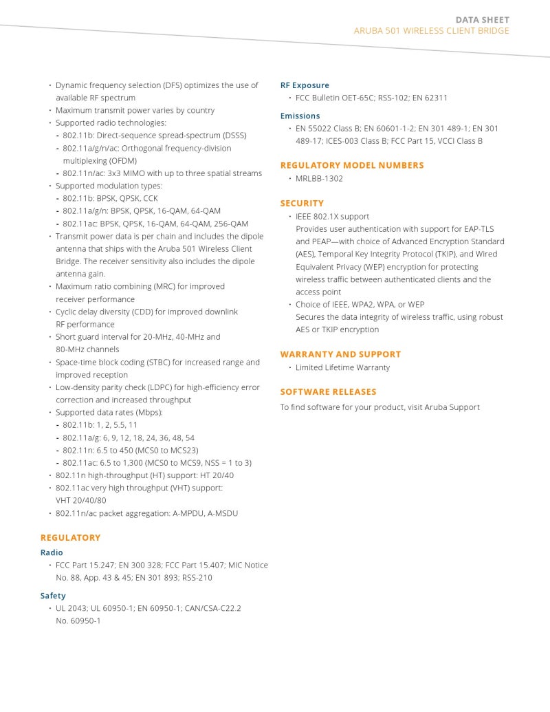 HPE Aruba / 501 Wireless Client Bridge (802.11ac 1.3Gbps) : 네이버 블로그