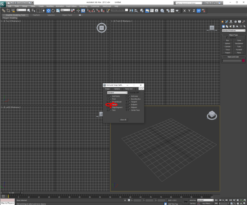 3DMAX Axis Constraints와 Snaps : 네이버 블로그