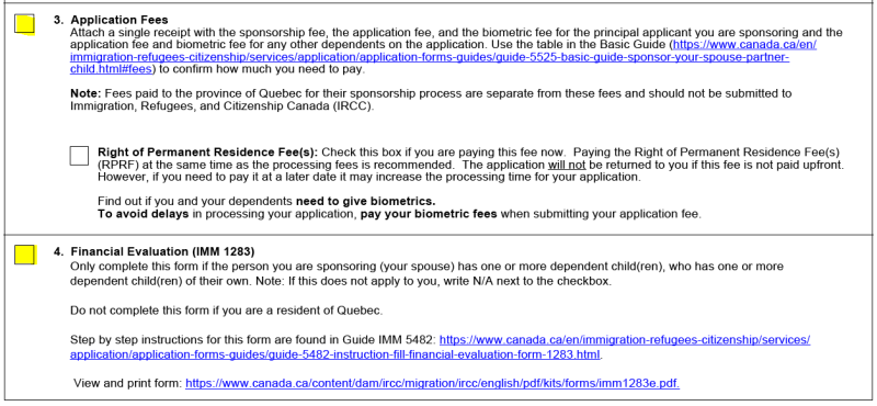 (영주권) 배우자 초청 인사이드 - (마지막편) 체크리스트 IMM 5533 : 네이버 블로그