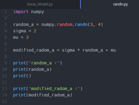 Python numpy.random.randn() : 네이버 블로그