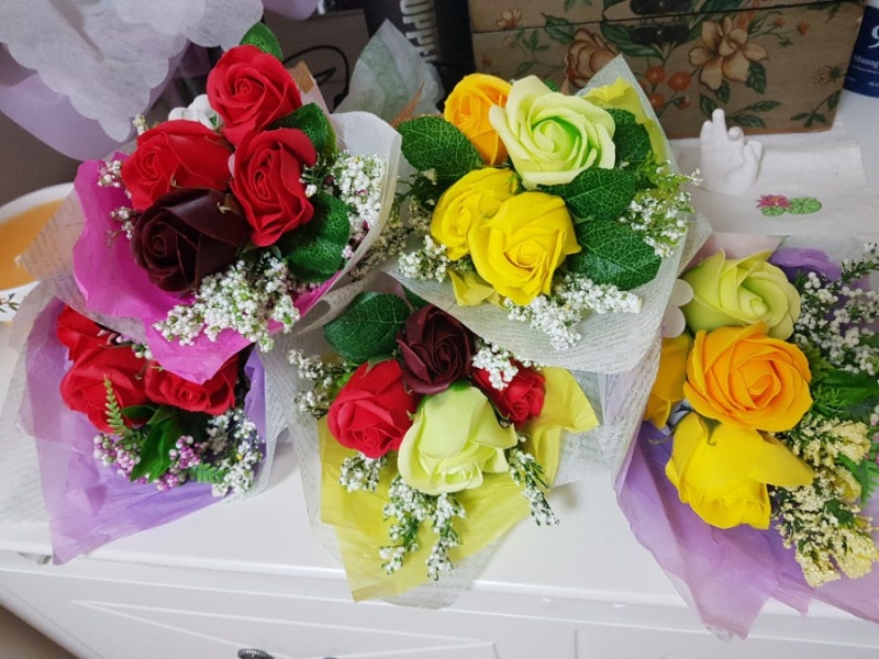 다이소용품으로 유치원어린이집 졸업식 꽃다발 만들기 네이버 블로그
