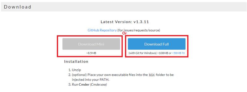 Cmder [Windows 콘솔 에뮬레이터] 설치 방법 + 한글사용방법 : 네이버 블로그