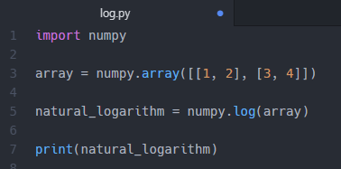 Python numpy.log() : 네이버 블로그