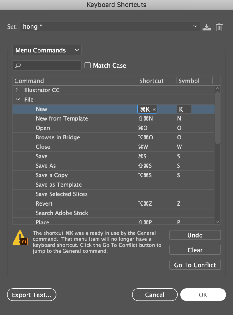 [일러스트레이터] 단축키 설정하기 / 자주 사용하는 단축키 (shortcuts) : 네이버 블로그