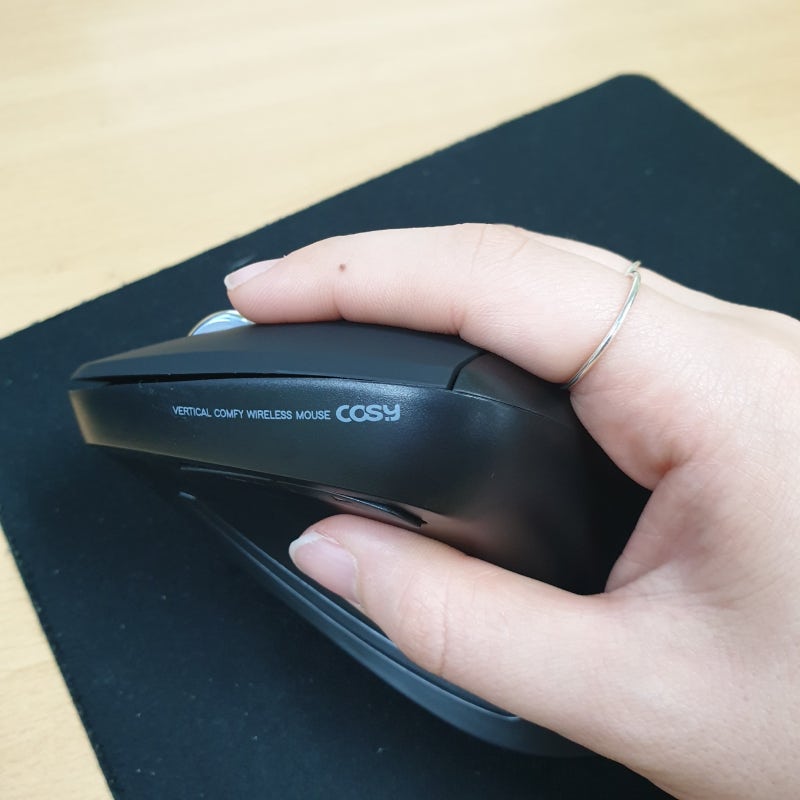 무선 버티컬 마우스 코시(cosy) vertical mouse 후기 : 네이버 블로그