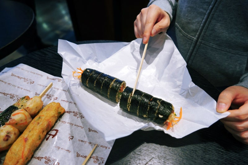 인천공항 출국장 맛집 고래사어묵 And 로봇김밥 오뎅김밥로 간단하게 한끼 네이버 블로그