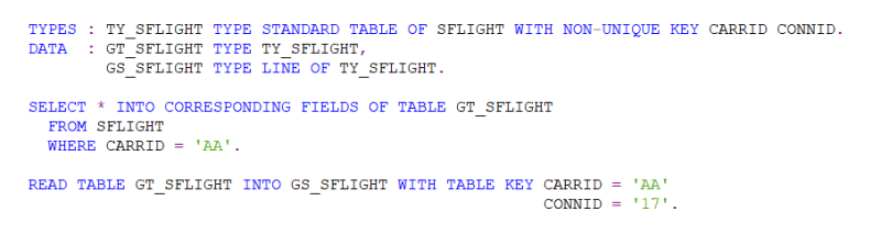 [SAP ABAP] STANDARD TABLE : 네이버 블로그