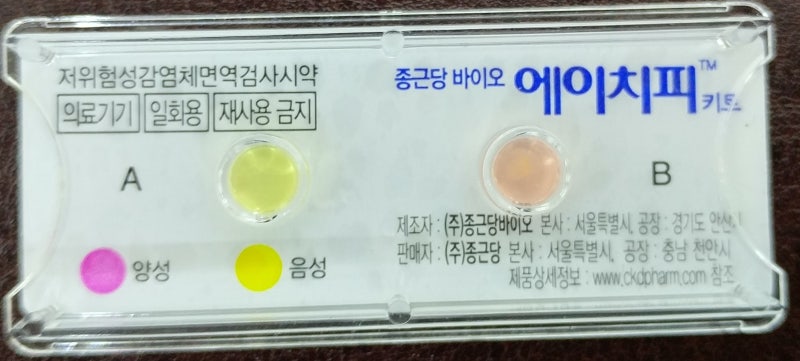 헬리코박터 검출을 위한 CLO 검사, 시간에 따른 색 변화, Biopsy urease testing, CLOtest ...