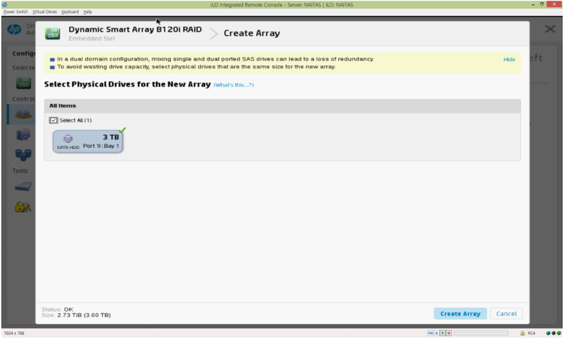 HP Smart Array 설정 및 사용방법 : 네이버 블로그
