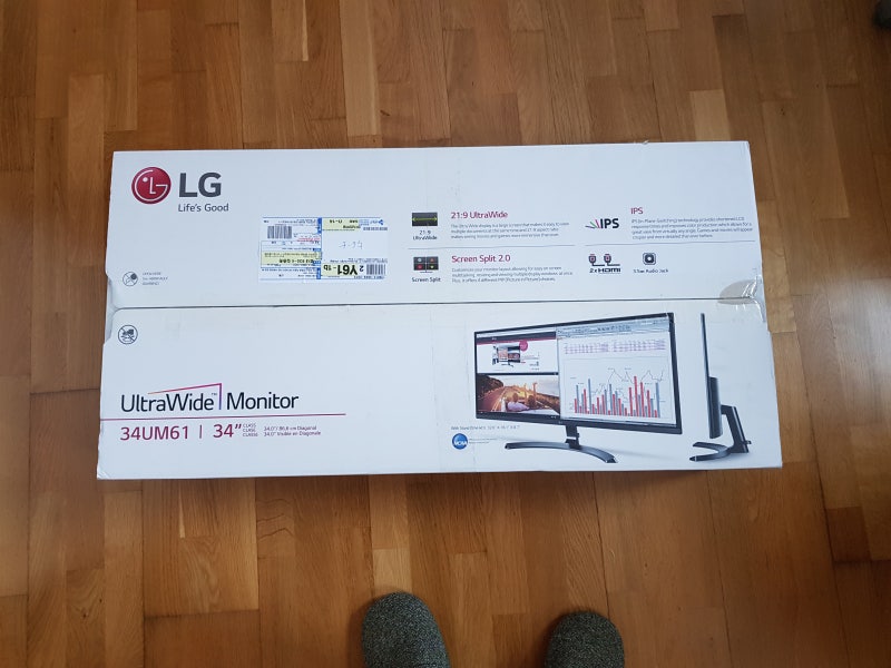 21 대 9 lg 울트라 와이드 모니터 34um61 구입기 34 wk500동 일 : 네이버 블로그