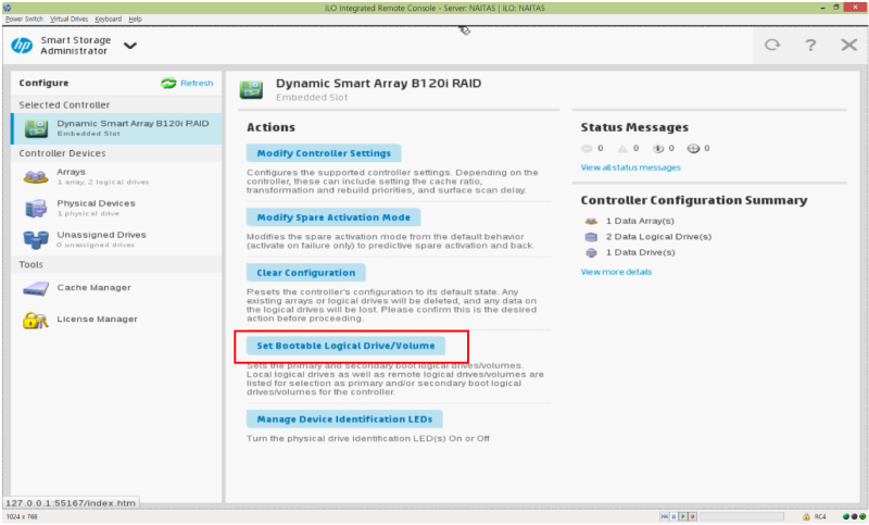 HP Smart Array 설정 및 사용방법 : 네이버 블로그