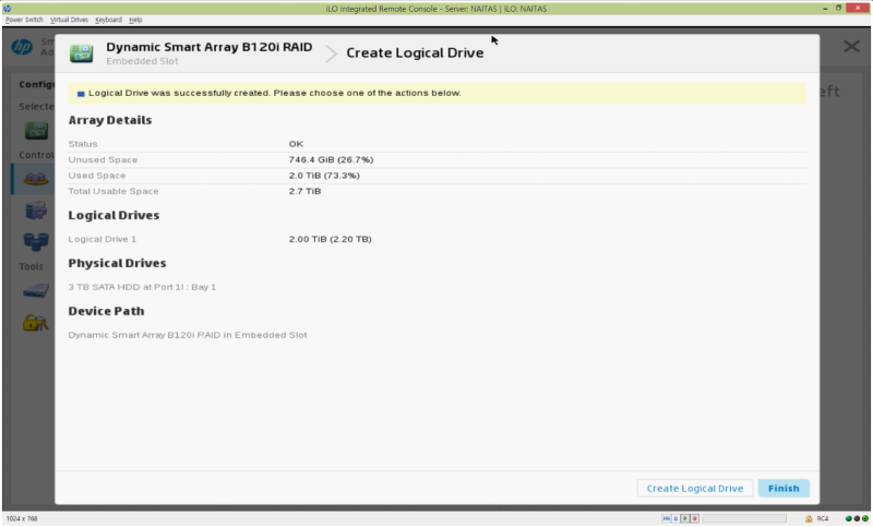 HP Smart Array 설정 및 사용방법 : 네이버 블로그
