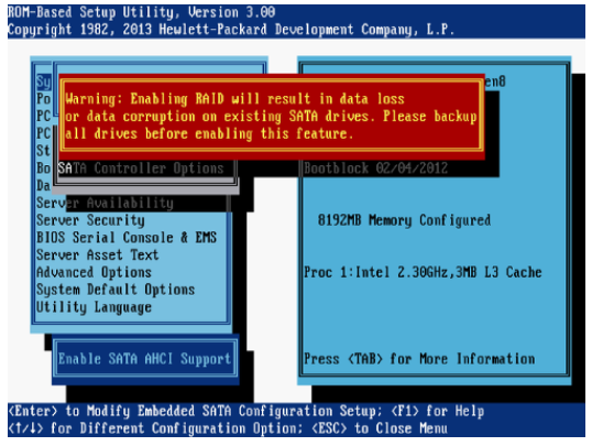 HP Smart Array 설정 및 사용방법 : 네이버 블로그
