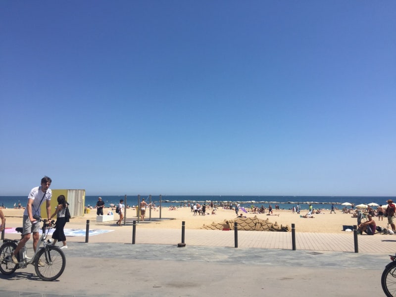 바르셀로나 네타해변 자전거 대여 맥주 마시기 힐링여행♥ 네이버 블로그