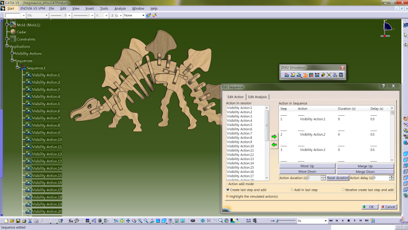 카티아 DMU Fitting - 다이소 공룡퍼즐 스테고사우르스 : 네이버 블로그