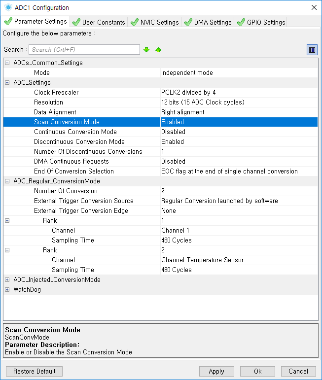 [STM32 HAL] ADC#Single Conversion : 네이버 블로그