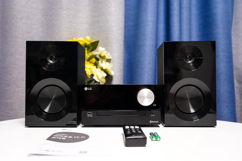 어릴 적 꿈을 이루다. 블루투스 LG 오디오 (CM2460) 작지만 풍부한 소리를? : 네이버 블로그