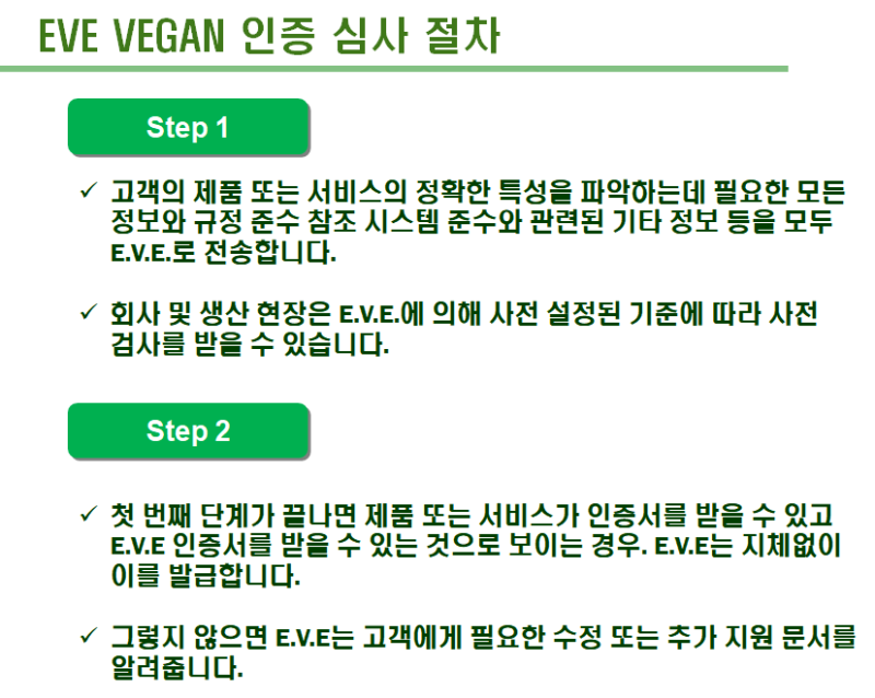 EVE VEGAN 인증의 개념과 인증을 위한 심사서류 : 네이버 블로그