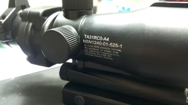 KAC아이언사이트 iron sight / trijicon ACOG 1X32 트리지콘 : 네이버 블로그