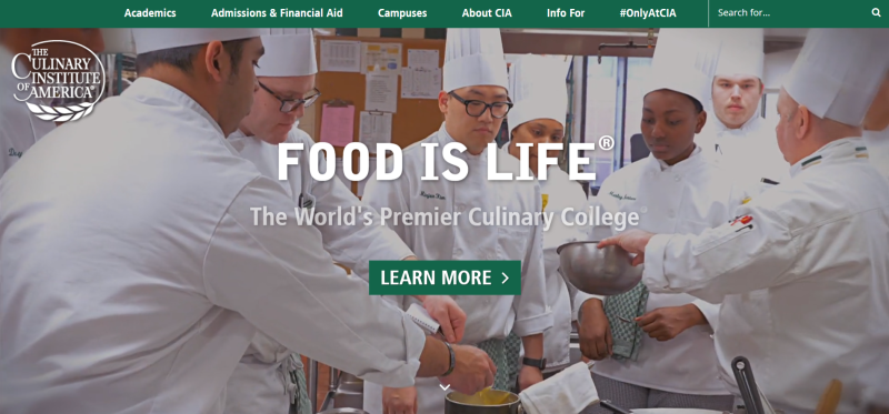 미국 유학 / 미국 대학 : 세계 3대 요리 학교 중 하나인 CIA (Culinary Institute of America ...