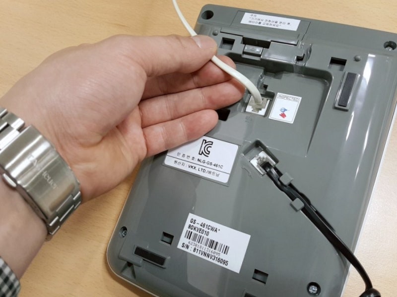 사무실용 LG전자 유선전화기인 GS-461C 발신자 번호 표시 기능 전화기 구매후기 : 네이버 블로그