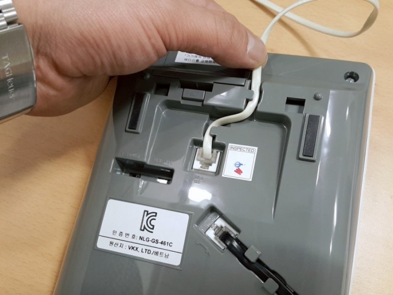 사무실용 LG전자 유선전화기인 GS-461C 발신자 번호 표시 기능 전화기 구매후기 : 네이버 블로그