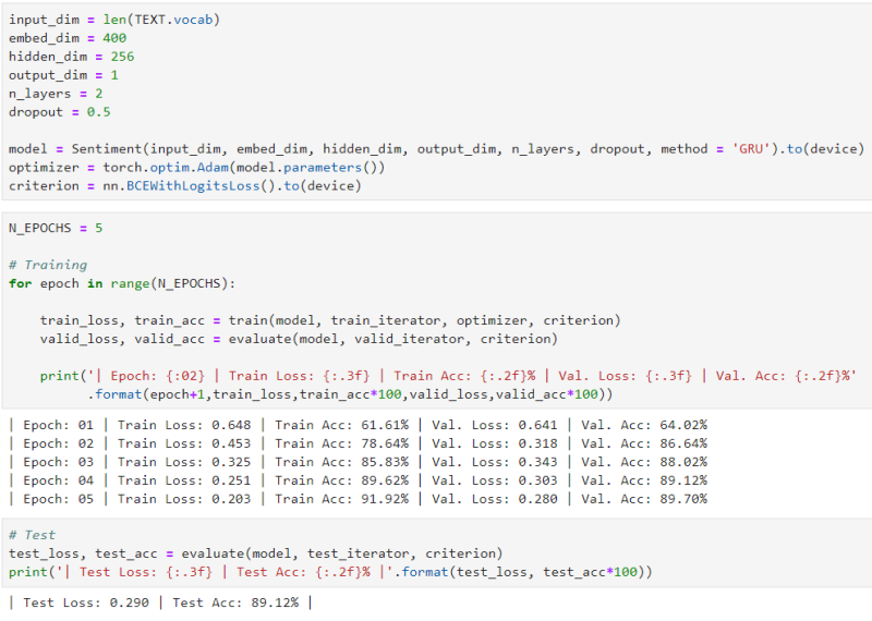 Pytorch로 IMDB Sentiment Analysis하기 : 네이버 블로그
