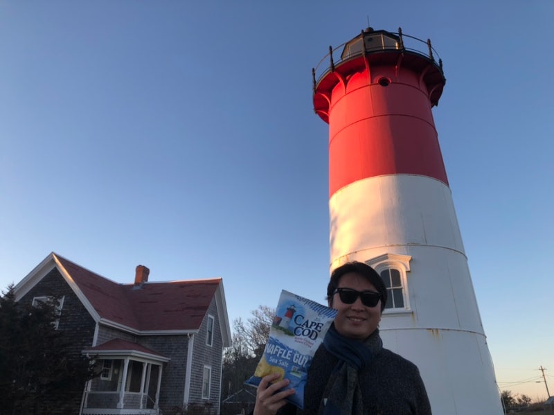 미국 감자칩 cape cod chips 봉지에 있는 그 등대! Nauset lighthouse 너셋 라이트 하우스! 보스턴 프로 ...