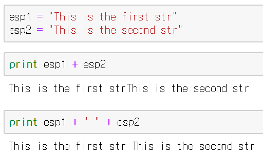 [파이썬 Python ] 문자열 더하기 Concatenation 곱하기 네이버 블로그